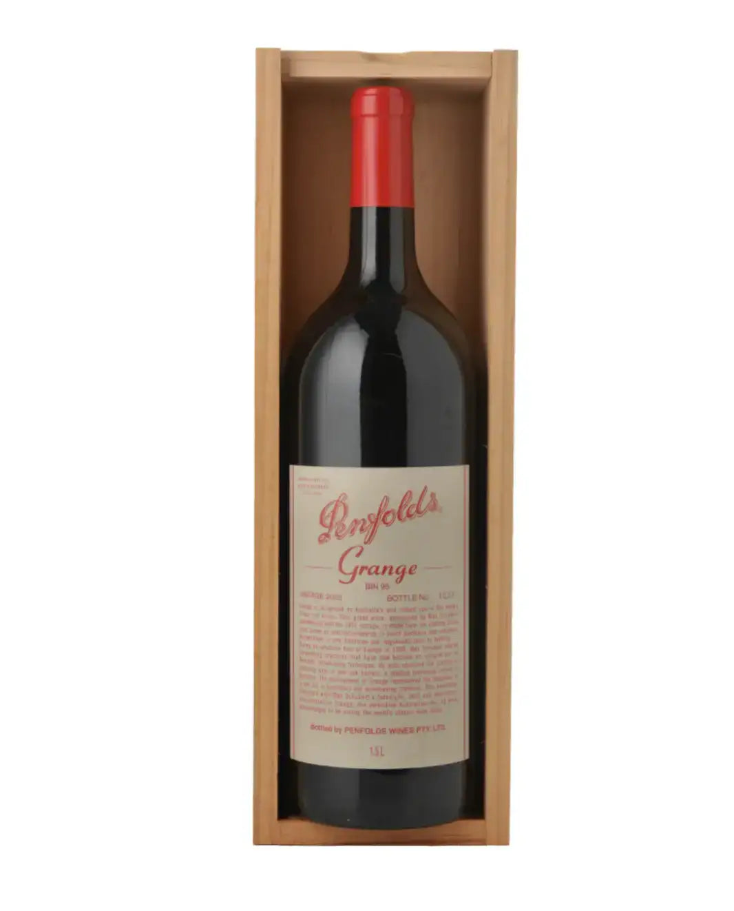 2005 Penfolds Bin 95 Grange Shiraz 1.5L Magnum Original Wooden Box ...
